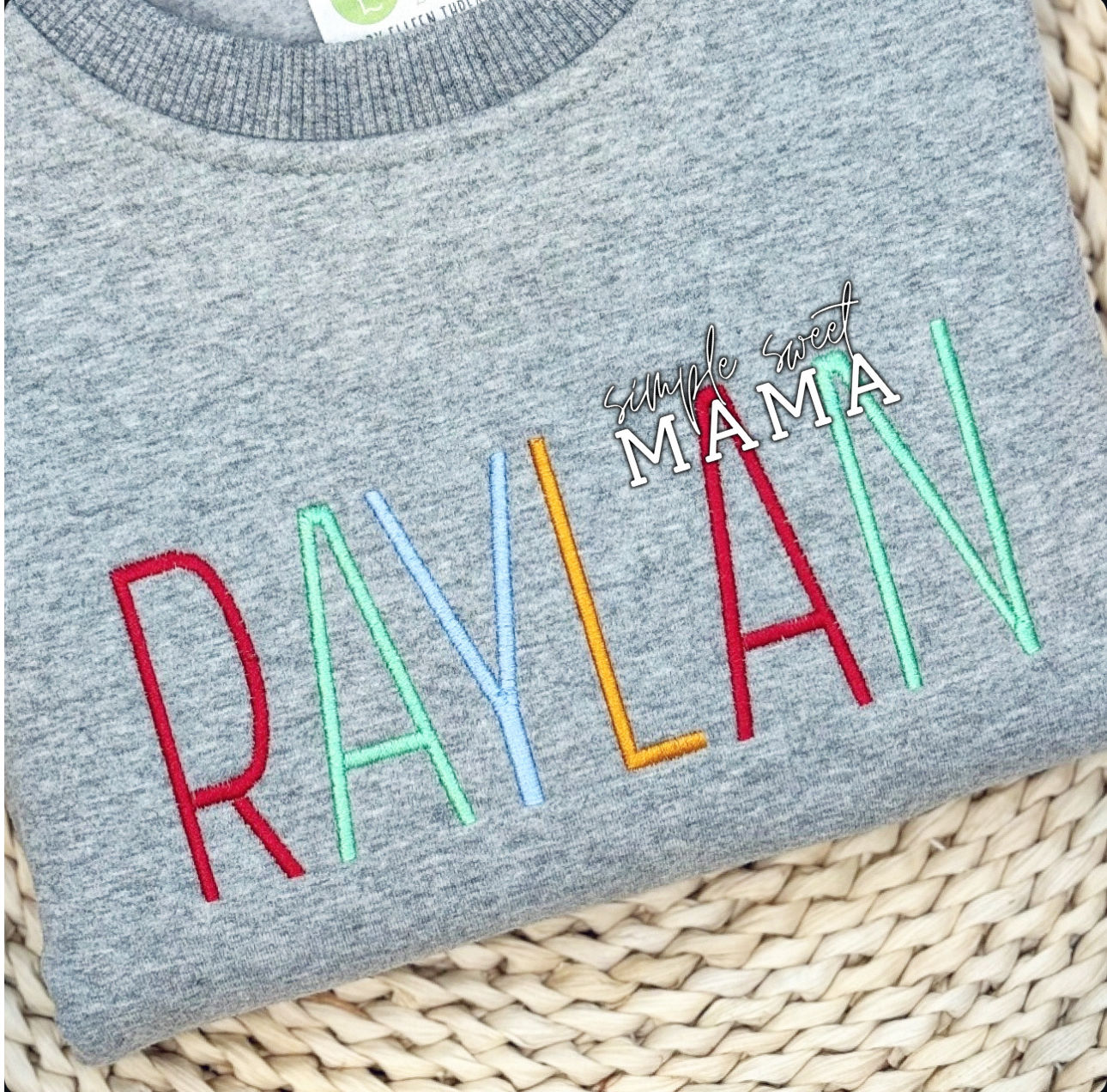 Custom Embroidered and Applique Sweatshirts – Simple Sweet Mama Custom ...